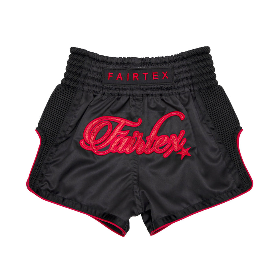Fairtex Boxing Shorts for Kids - BSK2104 "Midnight Red" - Fairtex Global